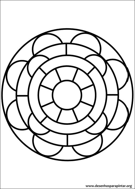 Novas Mandalas para imprimir, colorir e pintar – passatempo para ...