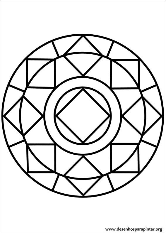 Novas Mandalas para imprimir, colorir e pintar – passatempo para ...