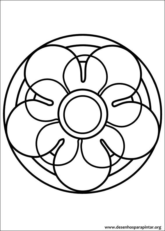 Novas Mandalas para imprimir, colorir e pintar – passatempo para ...