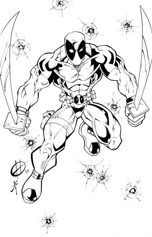 Deadpool desenhos para colorir imprimir e pintar – Desenhos para pintar ...